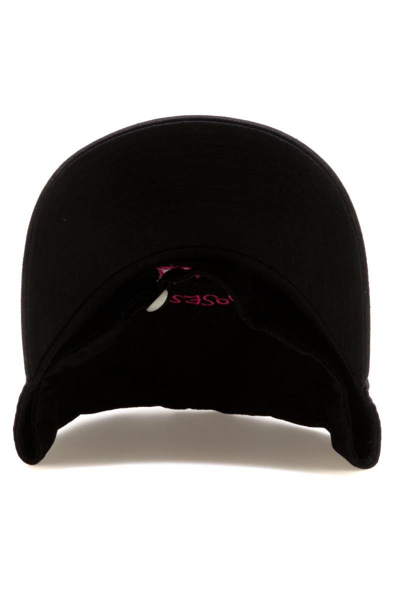 DAILY DOSES The 666 Strapback Hat in Black 666-DAD-BLK - PLNDR