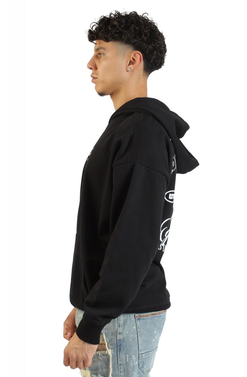 SANGRE MIA Vive Con Proposito Hoodie SGM-PROPOSHOOD-BLK - Karmaloop