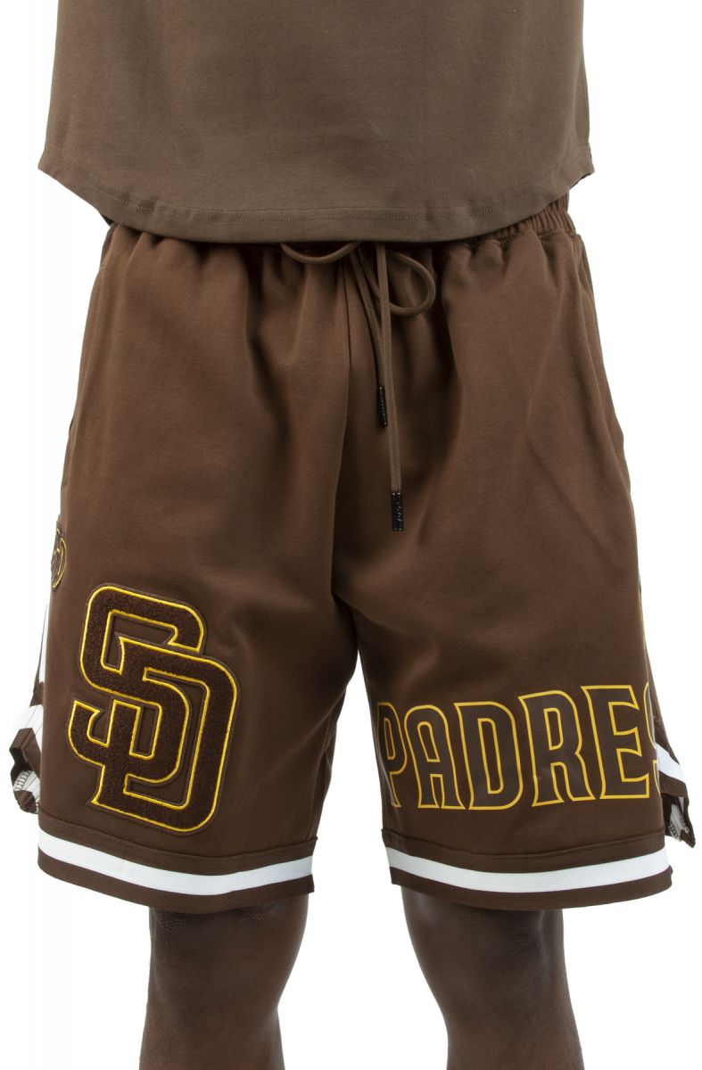 PRO STANDARD Padres Double Knit Taped Shorts LSP331618SH-BRN - Karmaloop