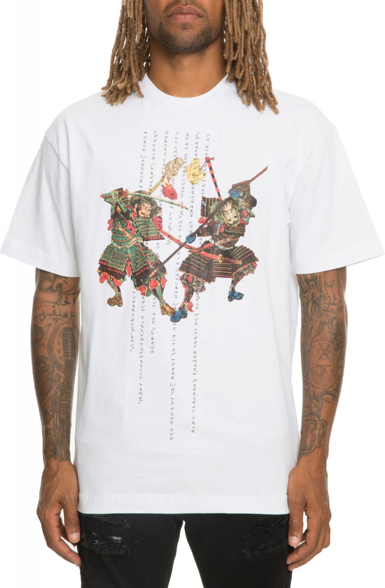 PLAY CLOTHS The Code Tee in Bleach White 681-2302-WHT - Karmaloop