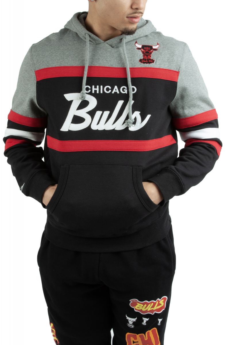 MITCHELL & NESS NBA Head Coach Hoodie Chicago Bulls FPHDSC19029-CBUBLCK ...