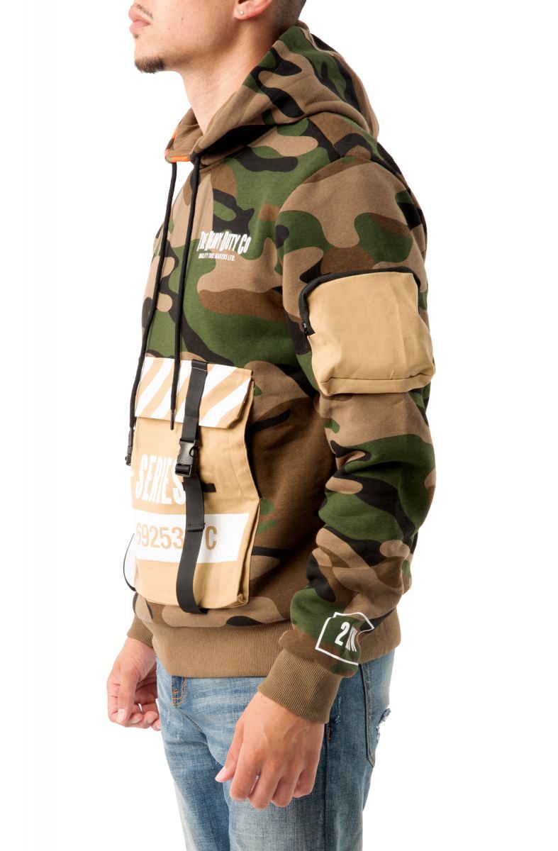 SMOKE RISE Wool Camel Hoodie FO21559-WCAM - Karmaloop