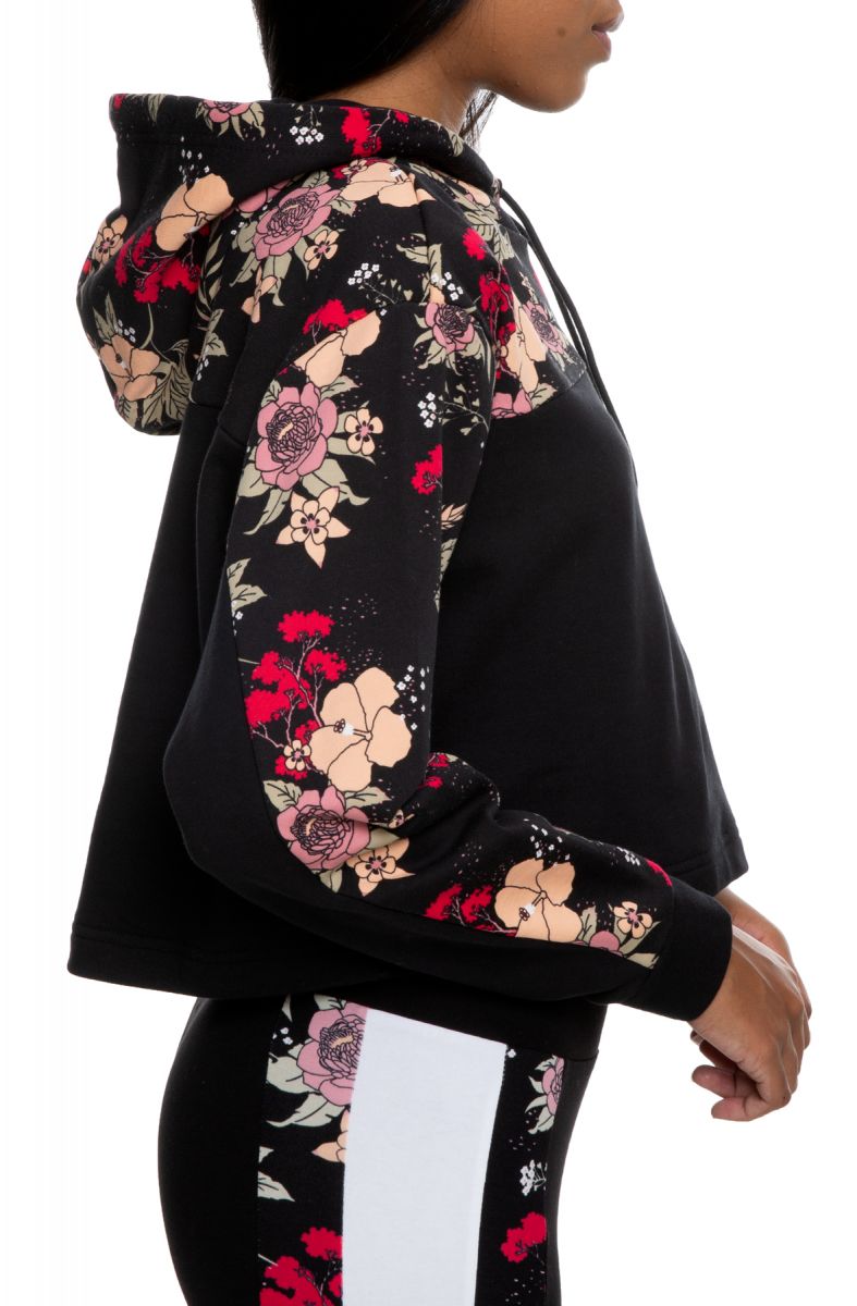 PUMA Floral Cropped Hoodie 59673301 - Karmaloop