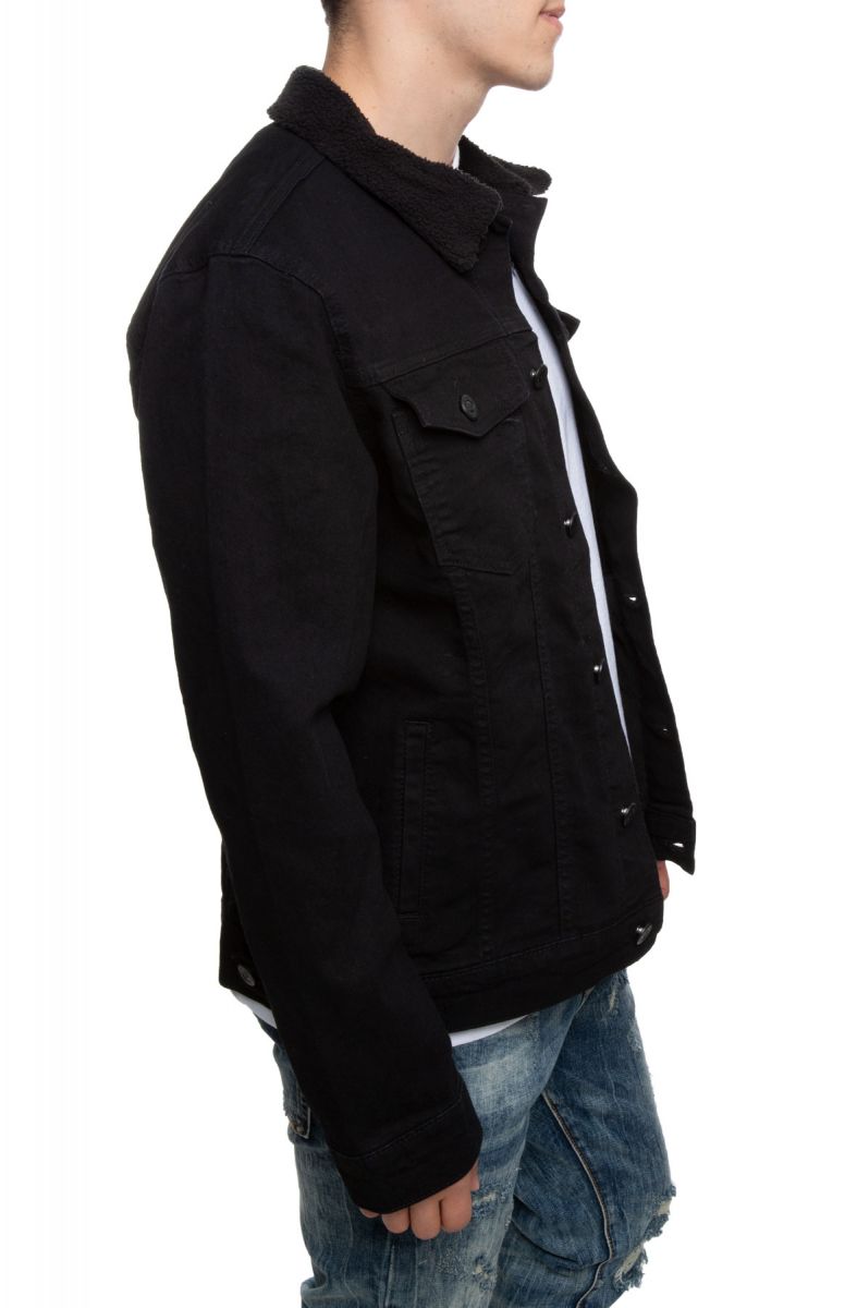 MAISON NOIR Jeffrey Denim Jacket in Black H0-366 - Karmaloop