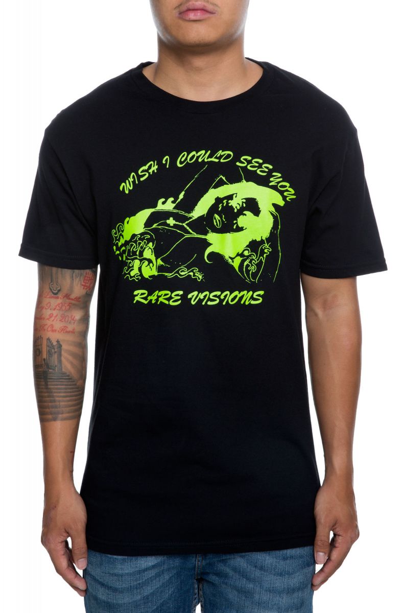 PINK DOLPHIN The Rare Vision Tee in Black SU21811RVTBL - Karmaloop