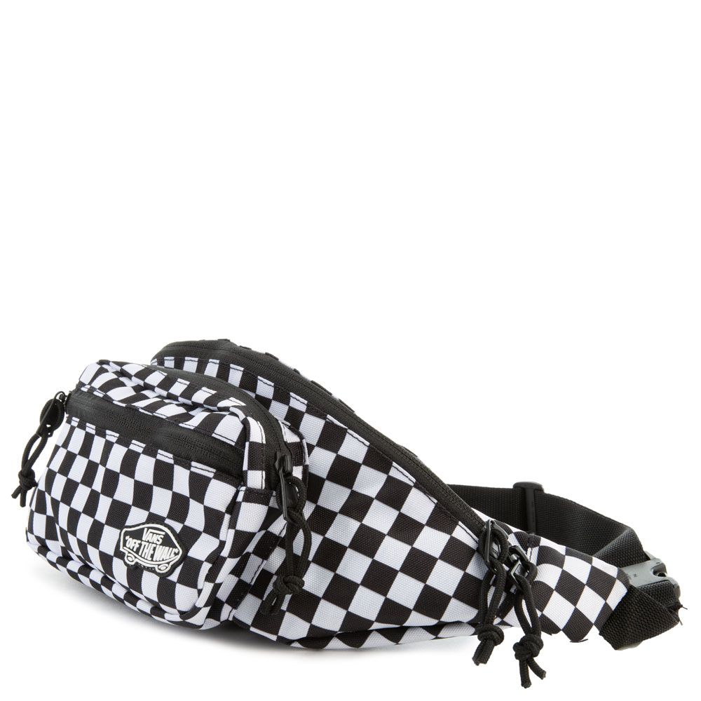 VANS Street Ready Fanny Pack in White/Black VN0A47QE56M - PLNDR