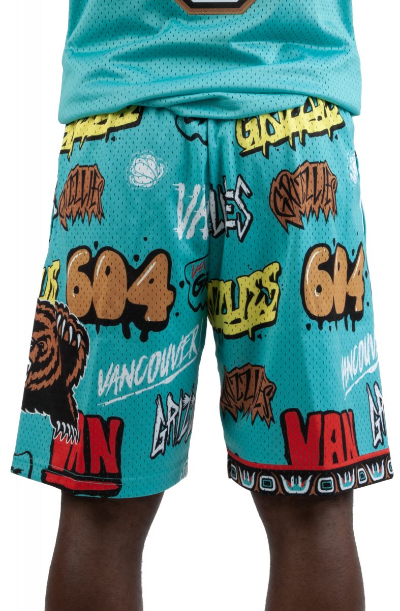 MITCHELL & NESS NBA Slap Sticker Swingman Shorts PFSW4769-VGR98PPPTEAL ...