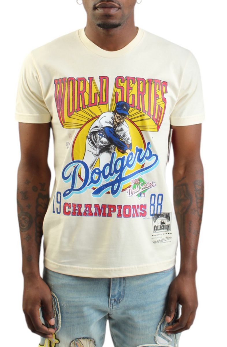 MITCHELL & NESS MLB World Series Champions Dodger T-Shirt GTRTRI22089 ...