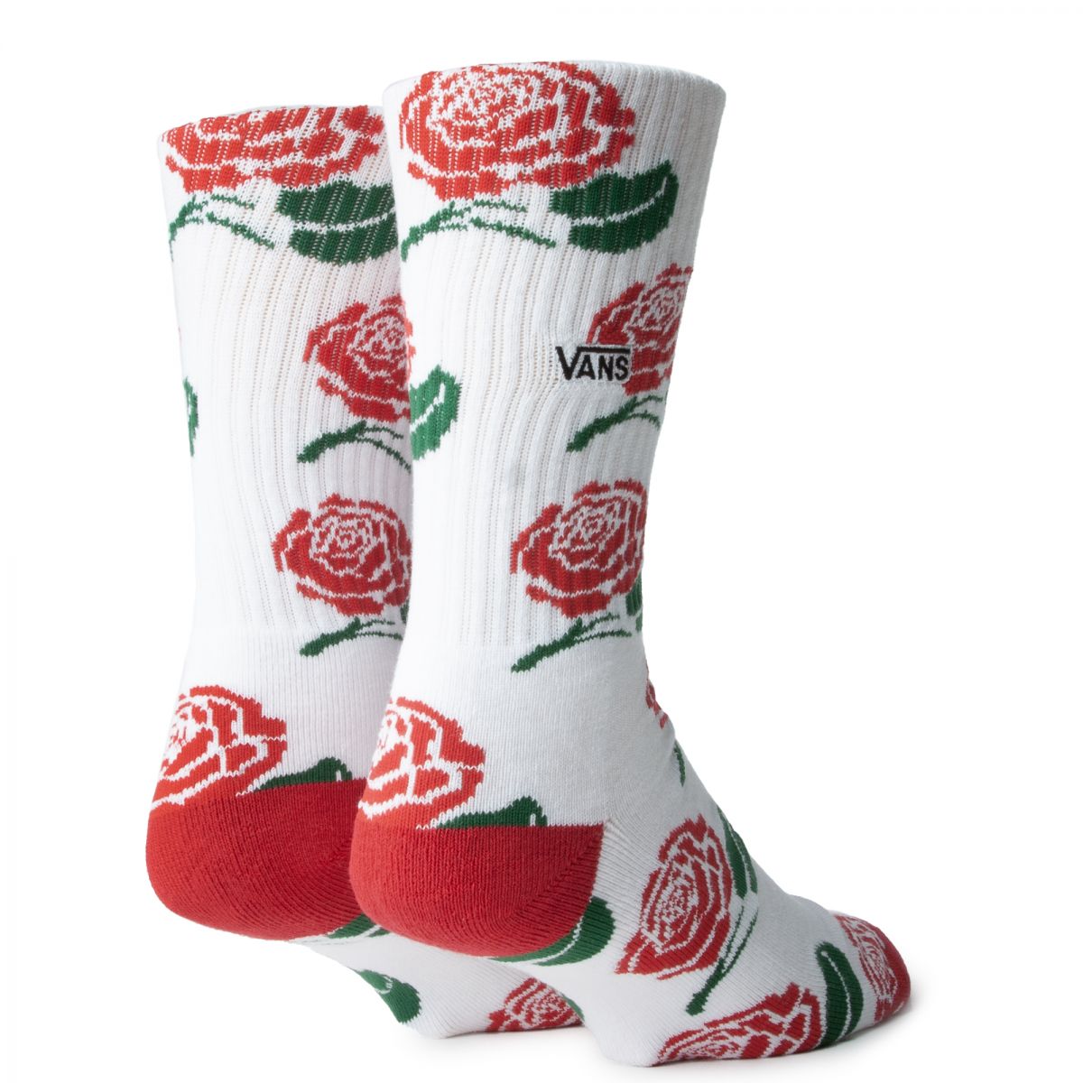 VANS Roses Crew Socks VN00067HWHT - Karmaloop