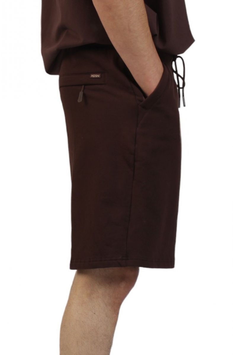 HUDSON Vert Logo FLC Short 424-BRN - Karmaloop