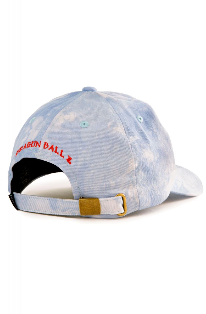 PRIMITIVE DBZ Dirty P Nimbus Washed Dad Hat in Blue PA219H56 - Karmaloop