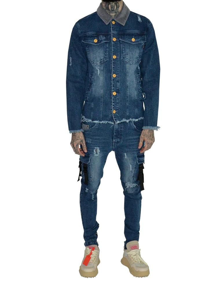 THE HIDEOUT CLOTHING Blessed Denim Jeans HDTCLTHNG-C5C8A4 - Karmaloop