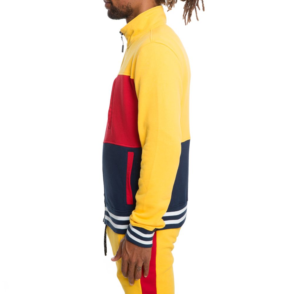 FBRK FULL ZIP TRACK JACKET JG 8754 YE - Karmaloop