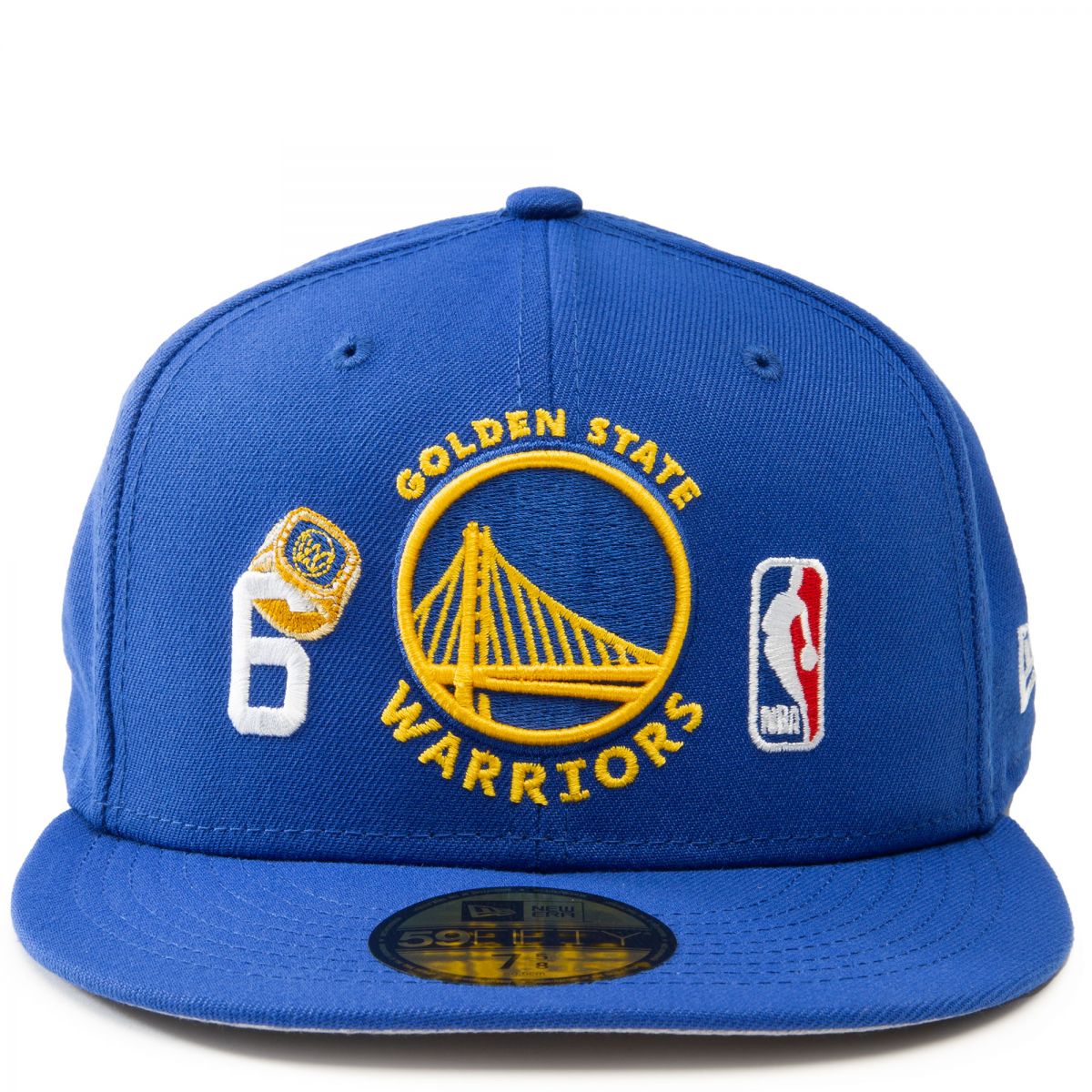 NEW ERA CAPS Golden State Warriors 6x World Champions 59FIFTY Fitted ...