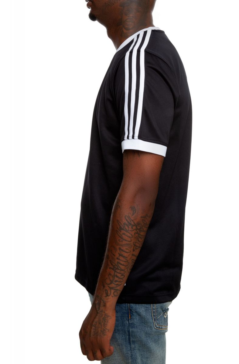 ADIDAS Club Short Sleeve Ringer Tee in Black/White EC7336 - Karmaloop