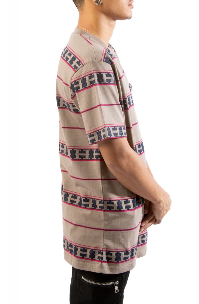 HUF Palisades Stripe Knit Top KN00302-WNT - Karmaloop