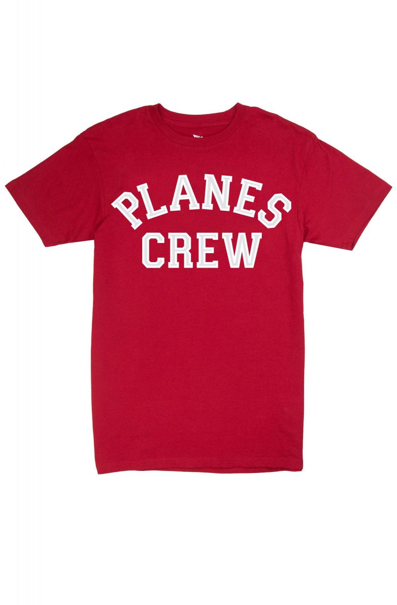 PAPER PLANES Planes Crew Tee in Crimson 100841-CRIMSON - Karmaloop