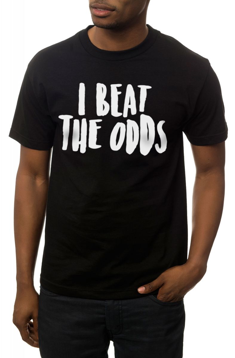 ONE DEGREE The Beat the Odds Tee in Black SV-BEATTHEODDS-TEE-BLK ...