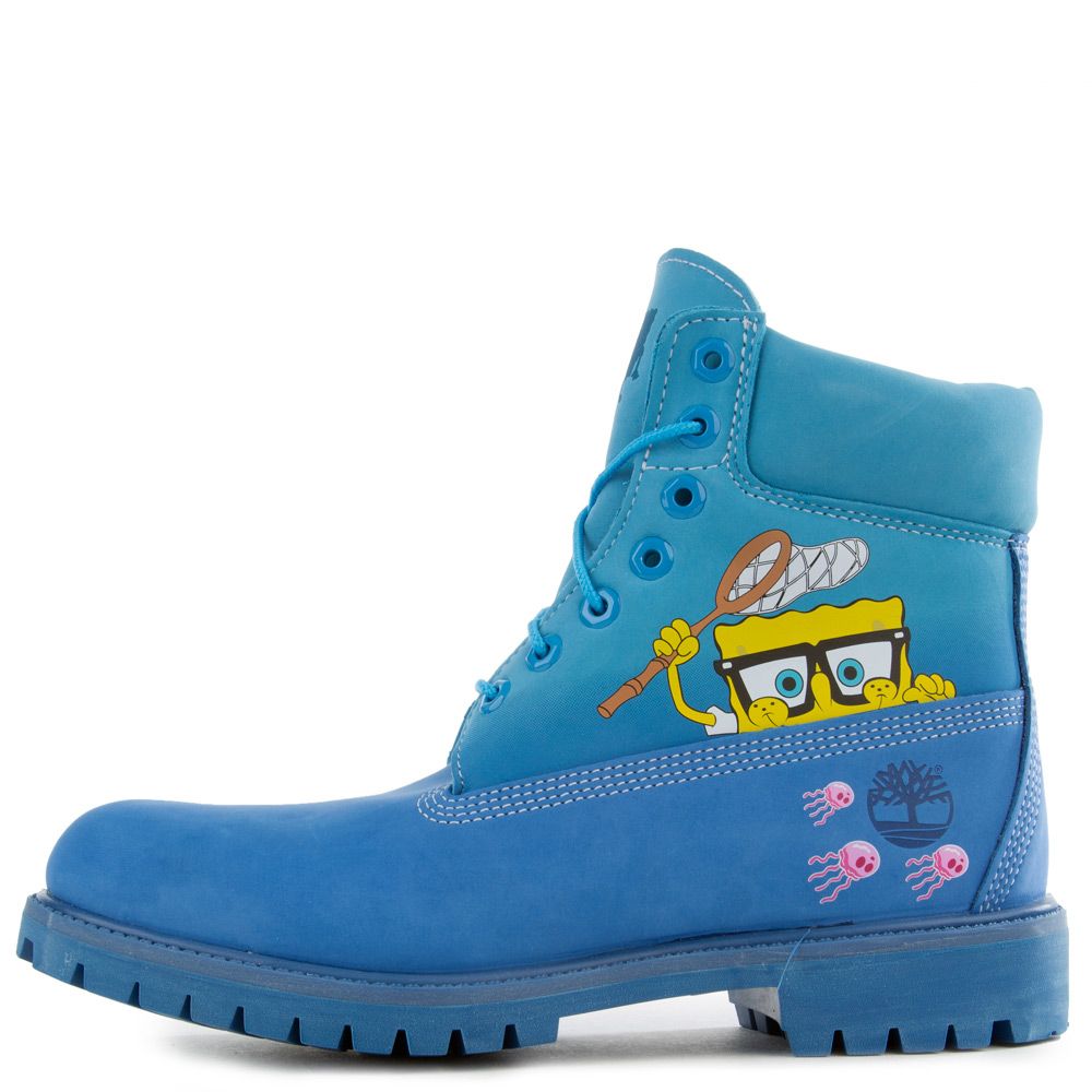 TIMBERLAND SpongeBob 6 Inch. Premium in Nebula Blue TB0A22T4J45 - Karmaloop