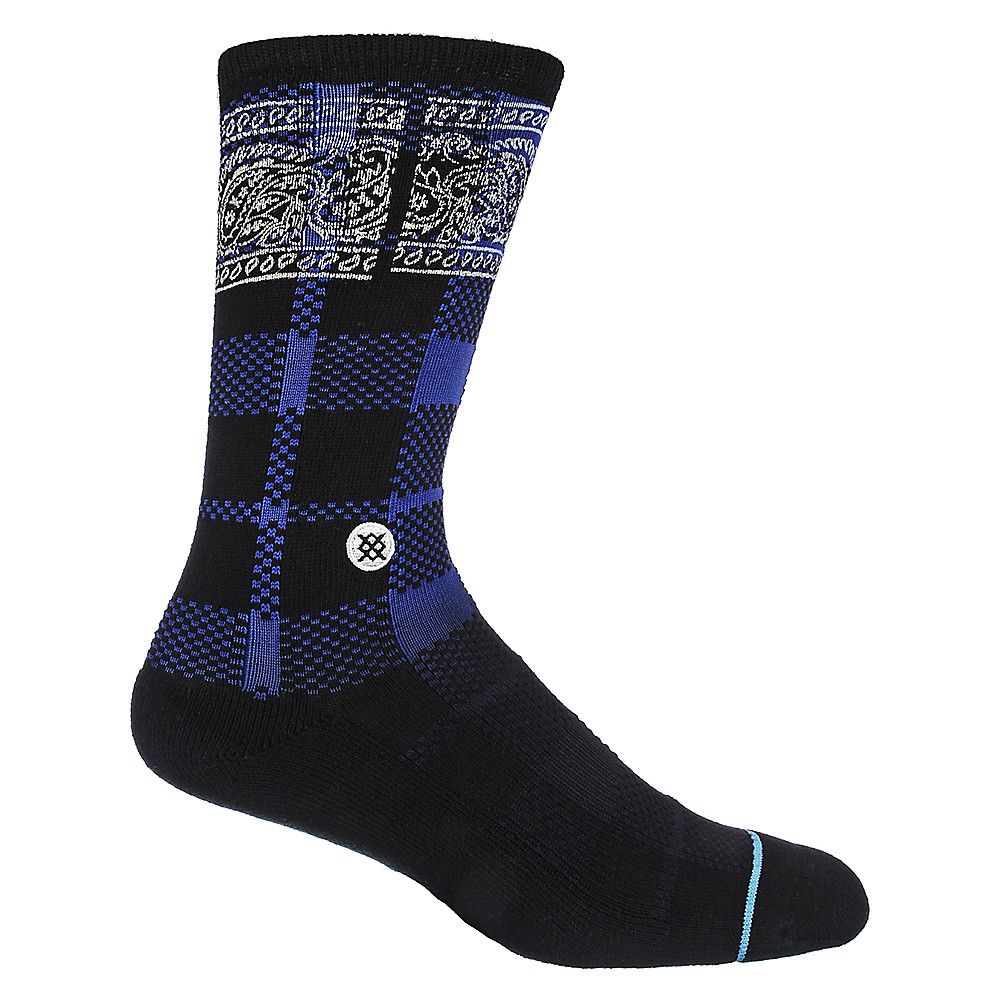 STANCE Lumberjack Socks Black/Blue M311D15LUM BLU - Karmaloop