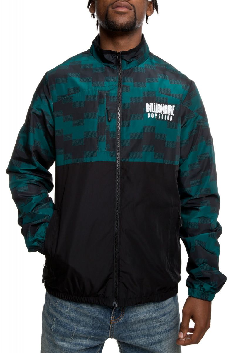 BILLIONAIRE BOYS CLUB Pixel Breaker Jacket in Black 891-2402 - Karmaloop
