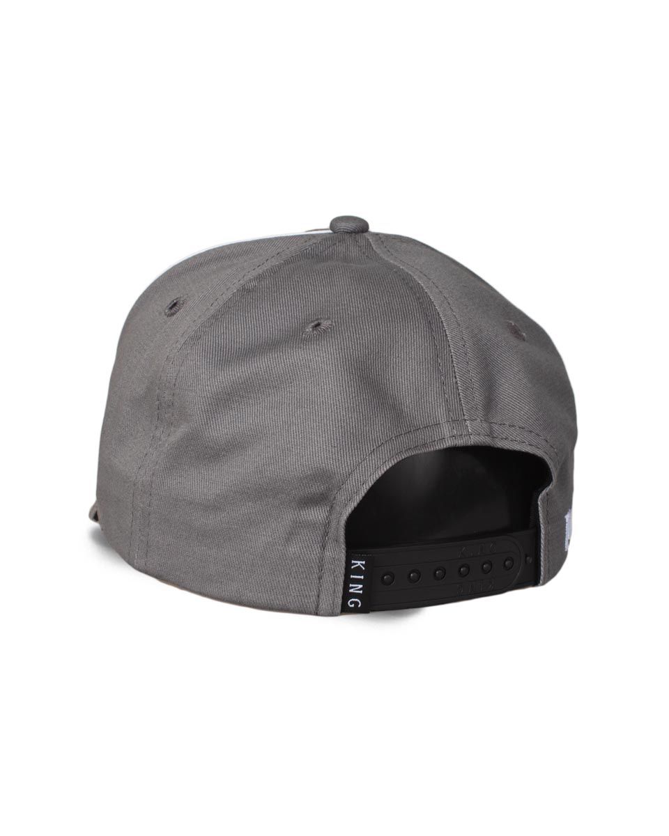 KING APPAREL Stepney Curved Peak Cap - Stone Grey SS22-STCST-OS - Karmaloop