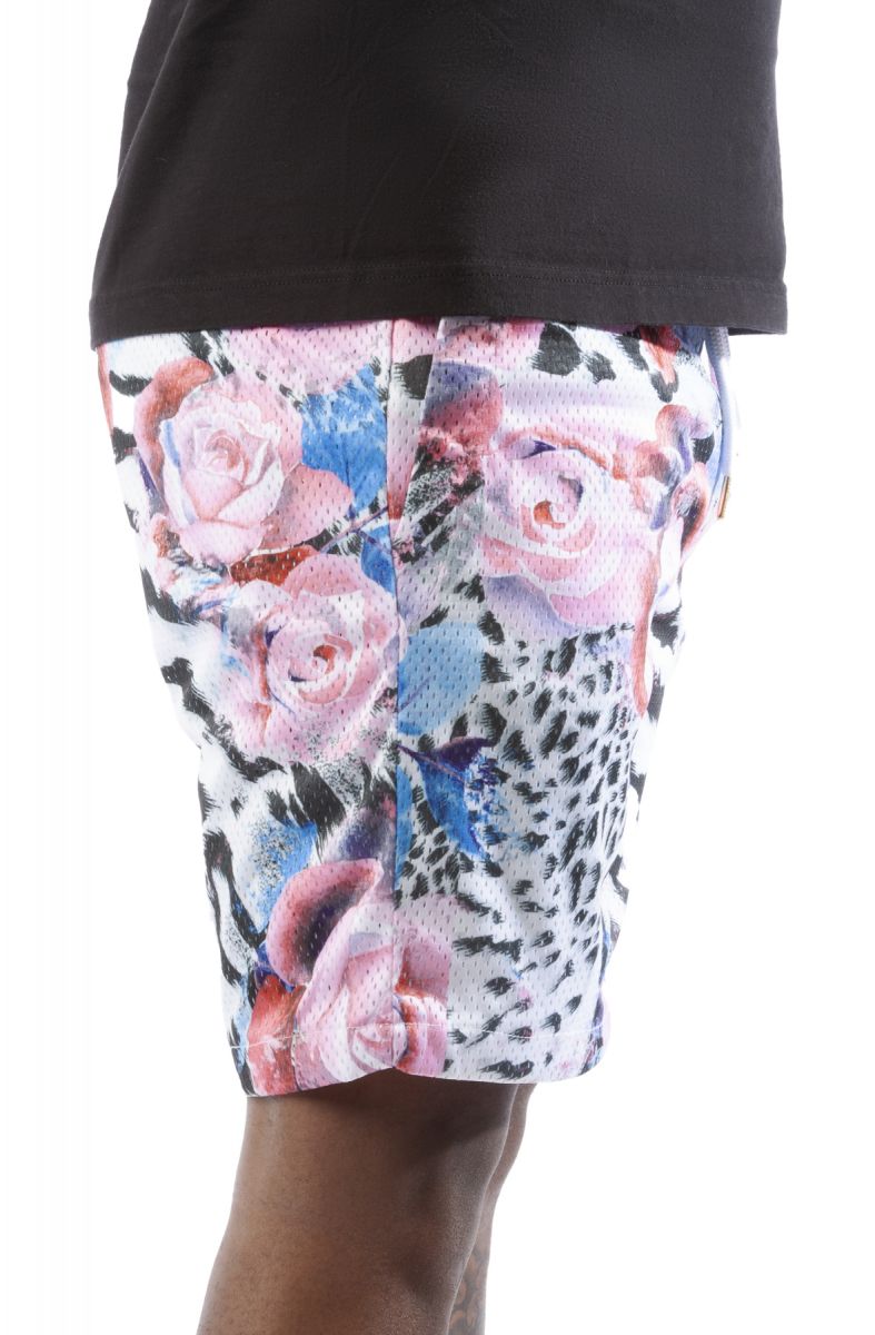 ORIGINAL FABLES Wild Rose Mesh Shorts S323-PR - Karmaloop