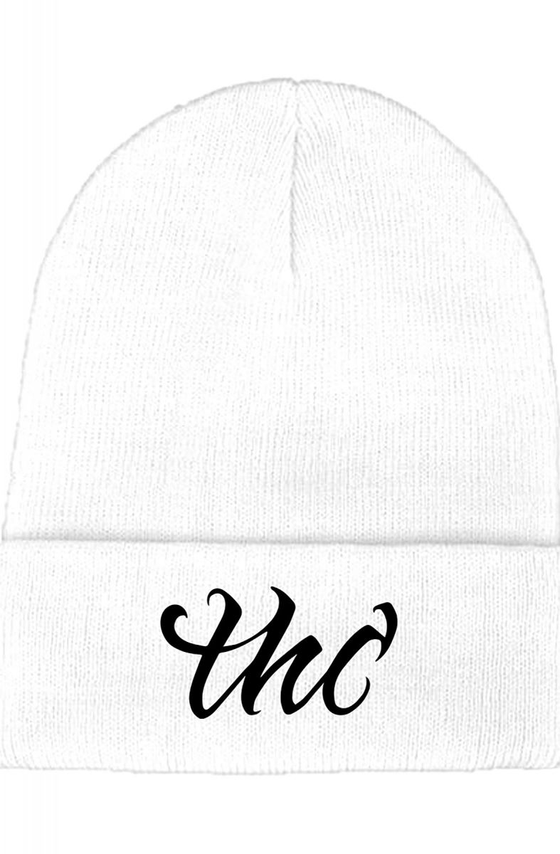 THE HIDEOUT CLOTHING THC Logo Beanies THCLOGOBEANIESWHITE - Karmaloop