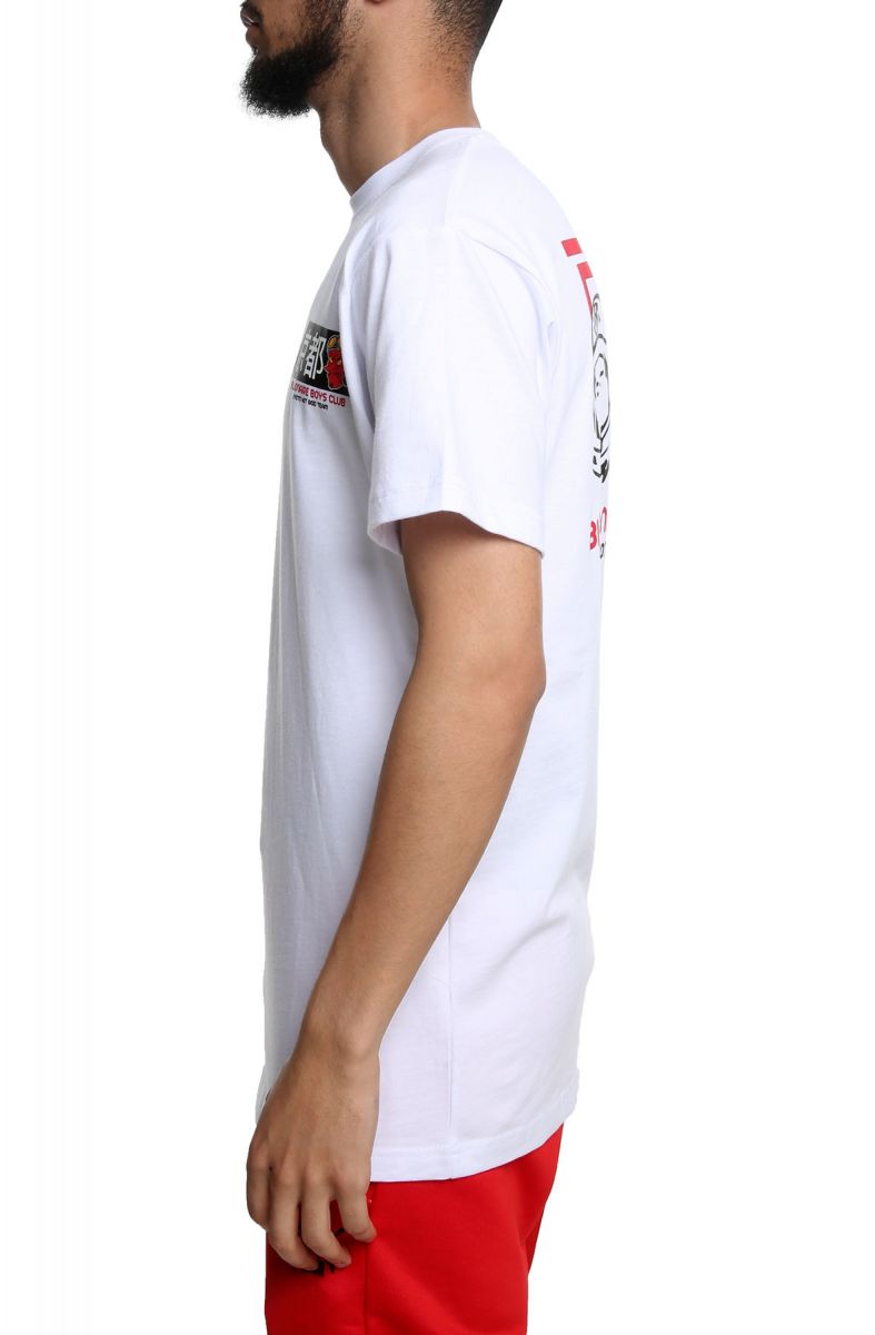BILLIONAIRE BOYS CLUB Kyoto Team Short Sleeve Tee In White 891-1202-WHT ...