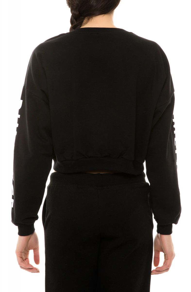 Dimepiece LA Sweater Emblem Crewneck Sweatshirt Black