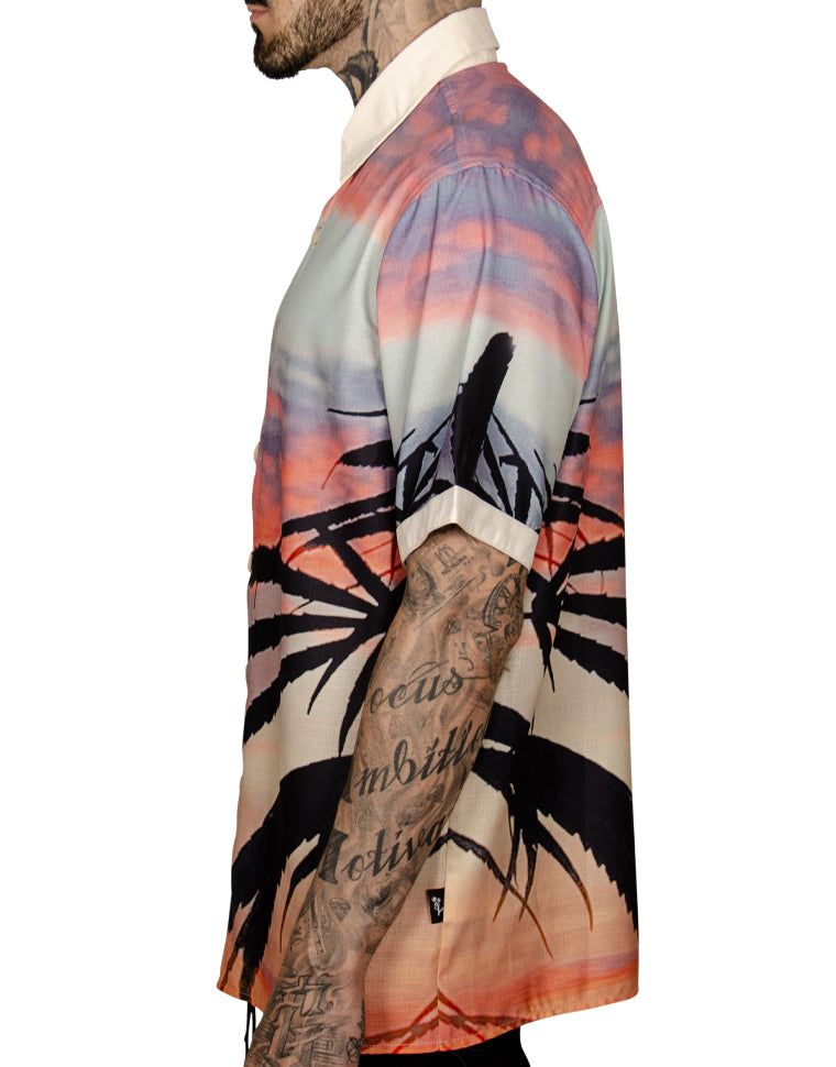 THE HIDEOUT CLOTHING In The Clouds Button-Up Shirt HDTCLTHNG-BA2160 ...