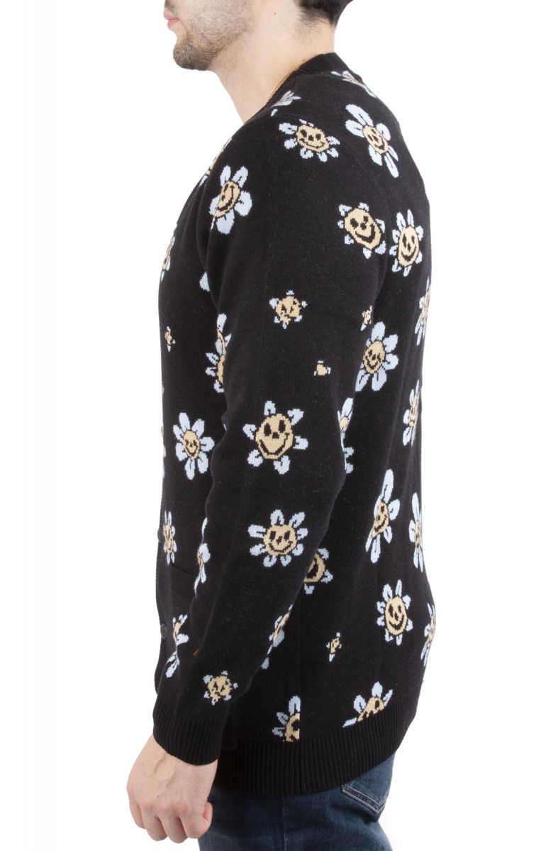 VANS Hilltop Cardigan Sweater VN0A7SDWBLK - Karmaloop