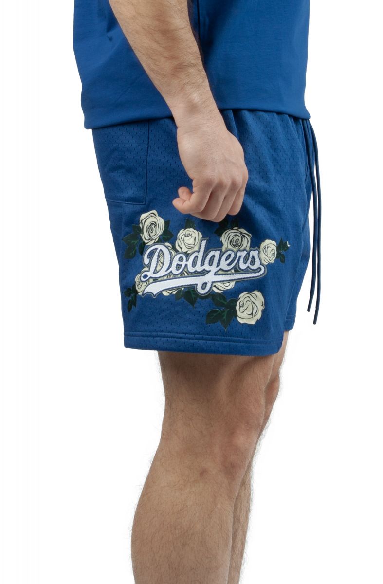 PRO STANDARD Dodgers Roses Mesh Shorts LLD335622SH-DBL - Karmaloop