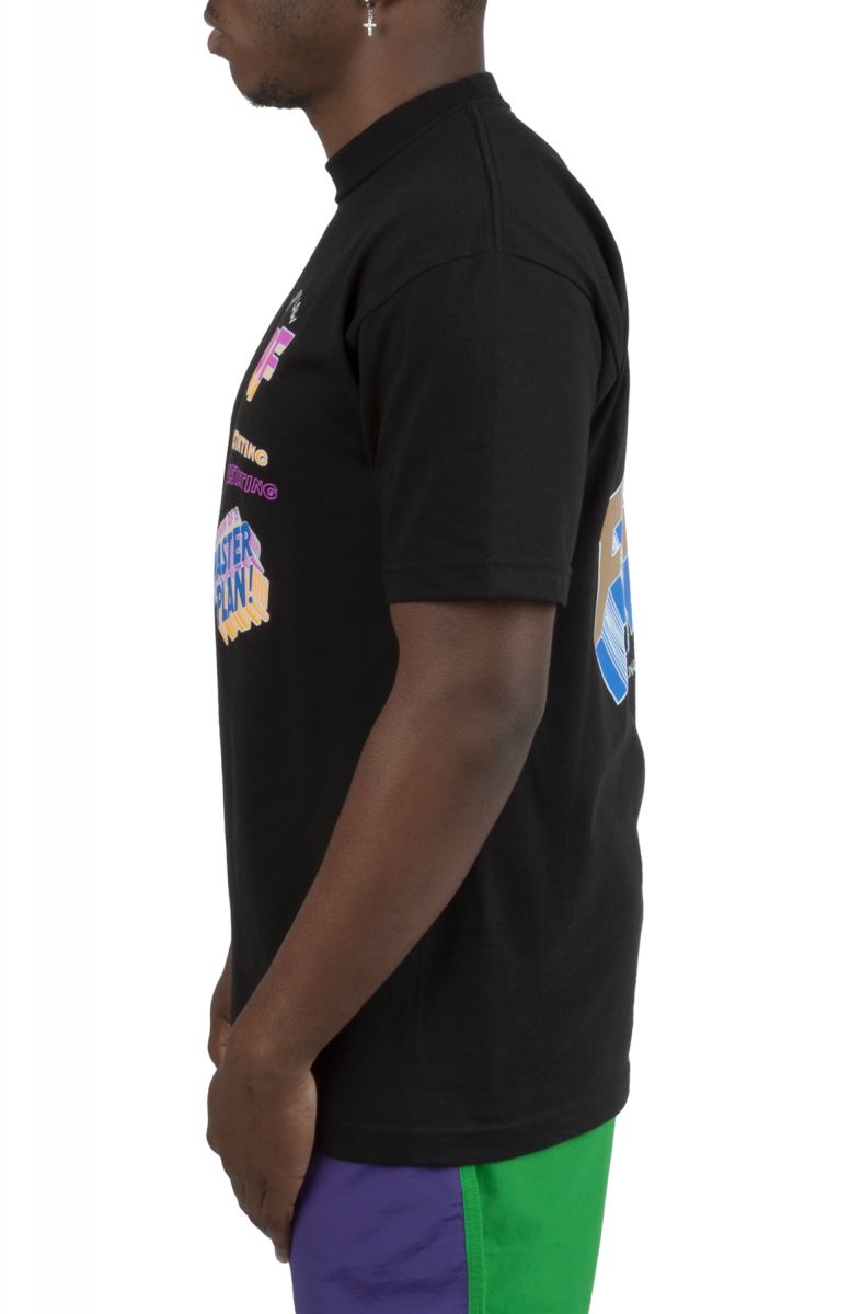 HUF Master Plan Tee TS01942-BLACK - Karmaloop