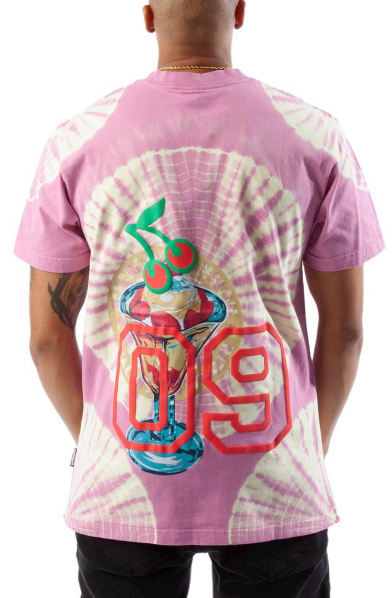 ICE CREAM Scorpion Short Sleeve Knit Tee 421-2302-PNK - Karmaloop