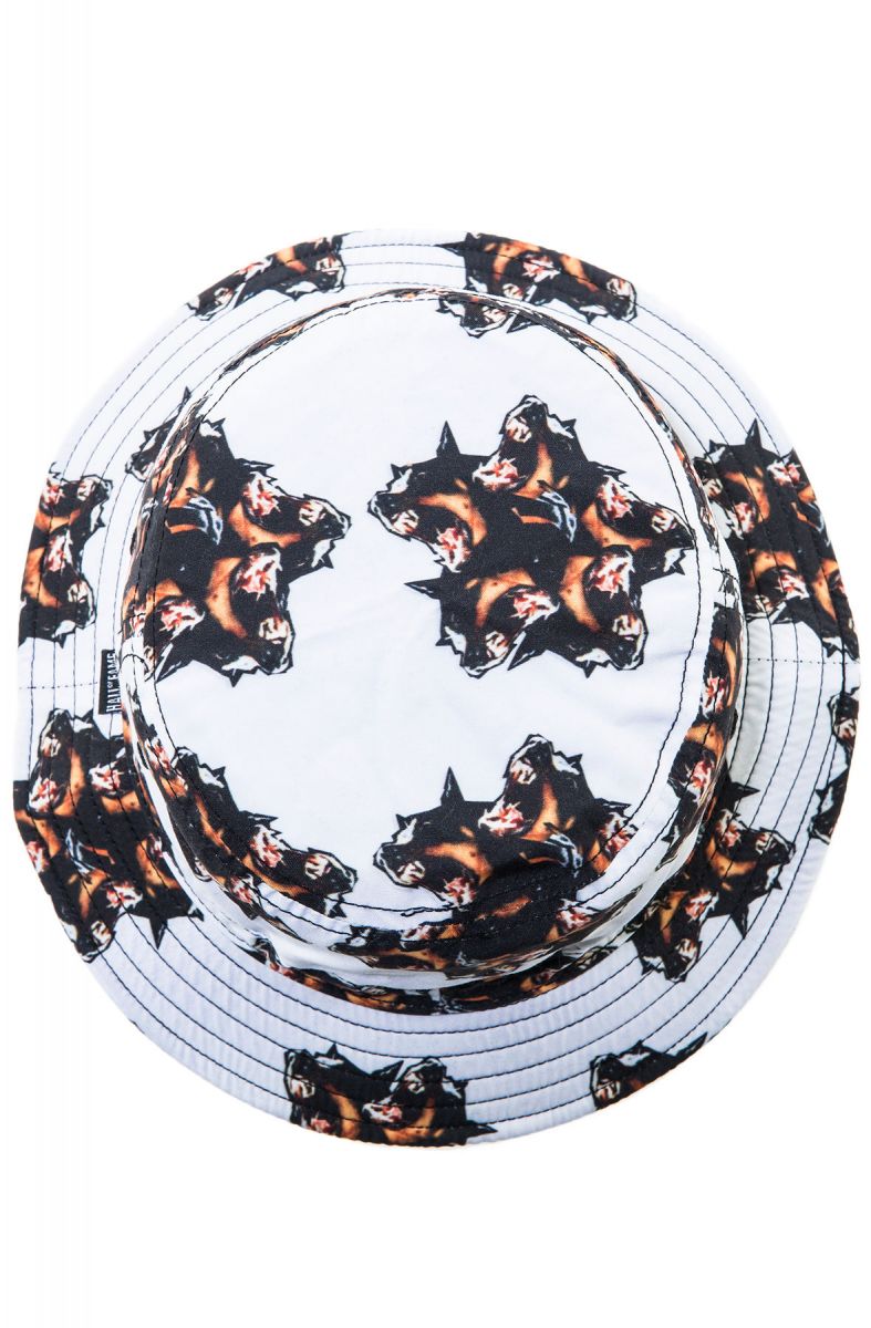 HALL OF FAME The Crime Bucket Hat in White HOF-HOL-13 - PLNDR