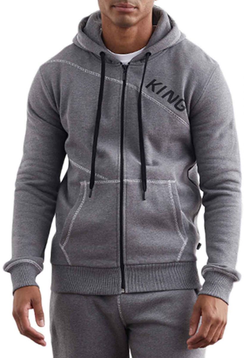 KING APPAREL Manor Tracksuit Hoodie - Stone Grey SS22-MTTST - Karmaloop