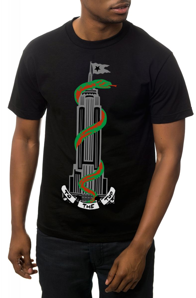 STREET VAULT The Empire Snake Tee in Black SV-SV-EMPIRESNAKE-TEE-BLK ...