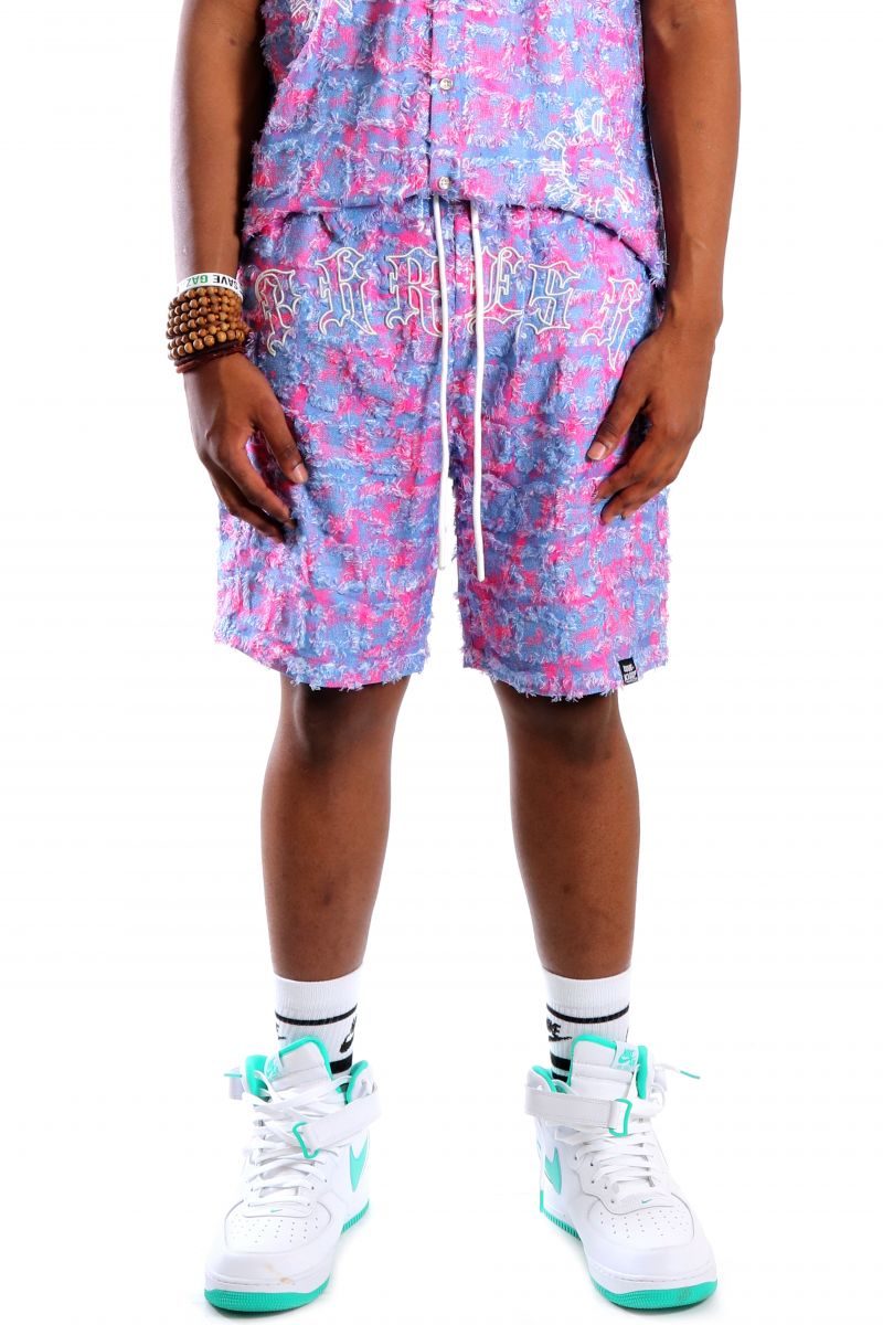 KLEEP Jester Men's ripped & repaired short pants KSP-6350-JESTER ...