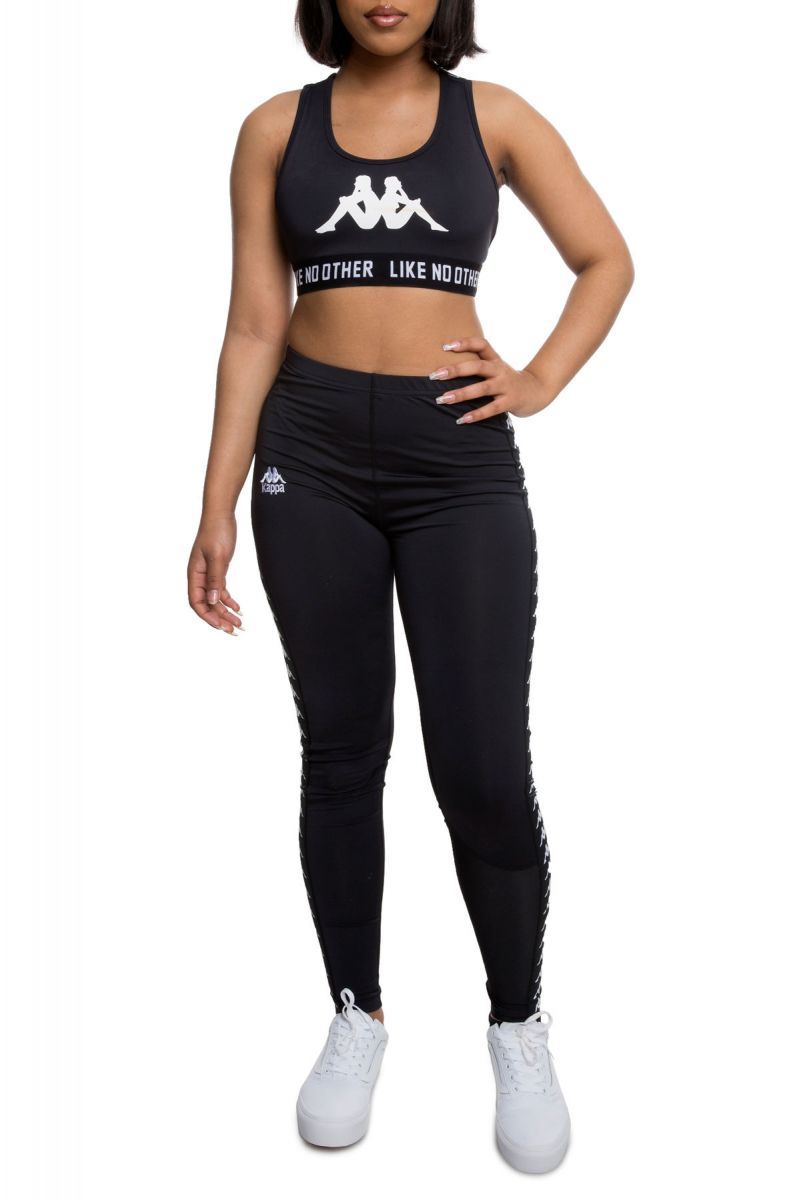 KAPPA Authentic Besunny Sports Bra in Black 304LVZ0-005-BLK - Karmaloop
