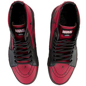 VANS The x Marvel Deadpool Sk8-Hi in Multi and Black VN0A38GEUBJ ...