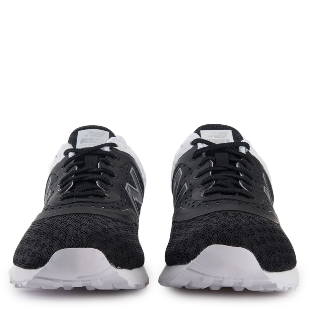 NEW BALANCE Unisex: 574 Re-Engineered Breathe Black Sneaker MTL574MB ...