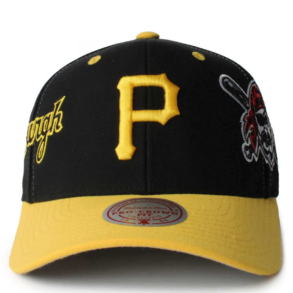 MITCHELL & NESS Overbite Pro Snapback Pittsburgh Pirates HHSS7316 ...