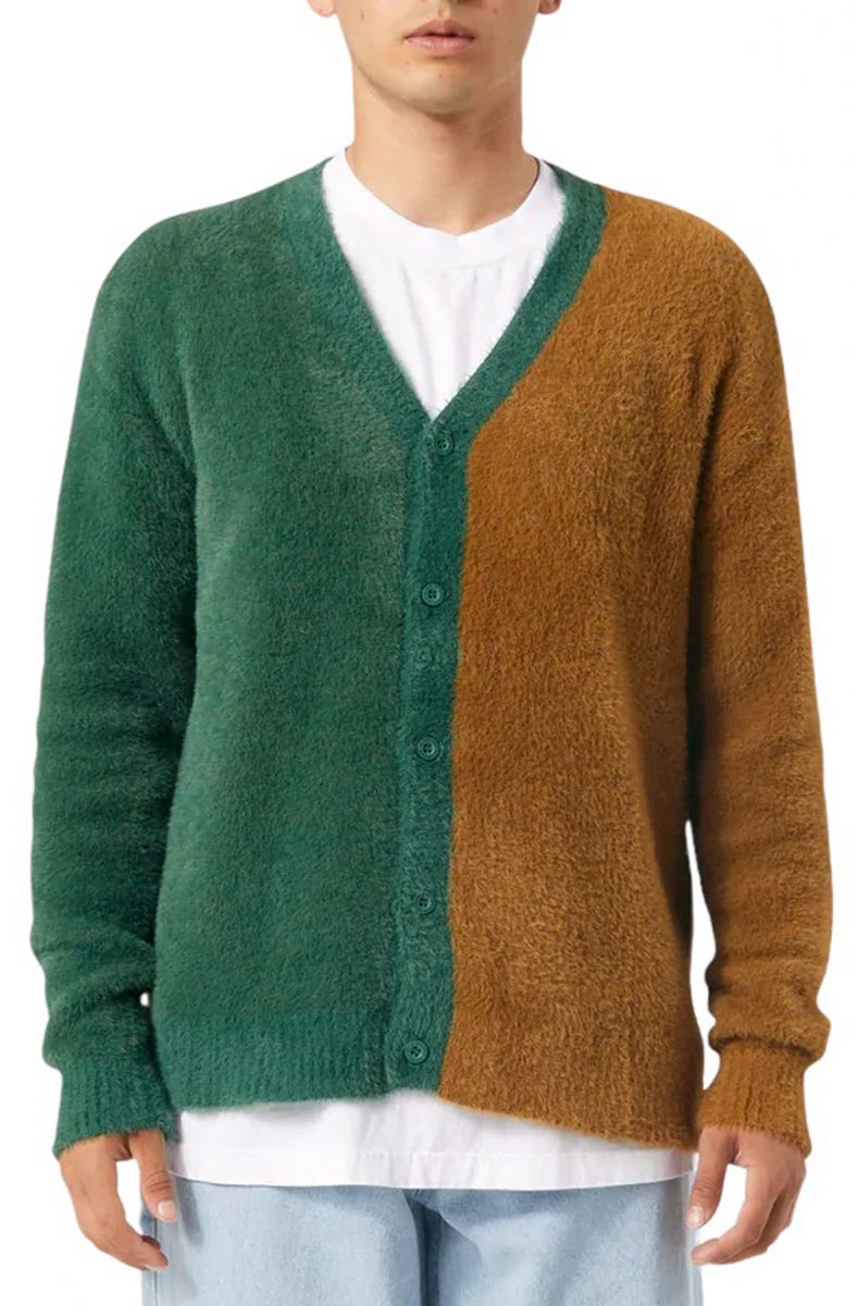 HUF Feels Good Cardigan KN00391-BRN - Karmaloop