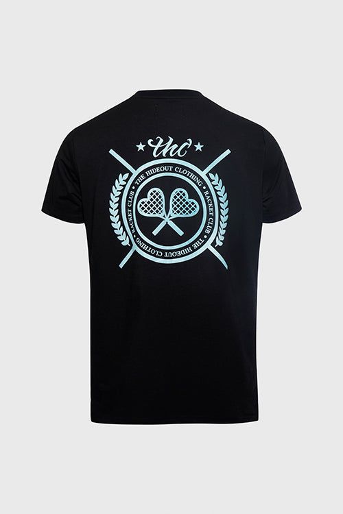THE HIDEOUT CLOTHING Racket Club Tee THC-RA-SO-BLACK - Karmaloop