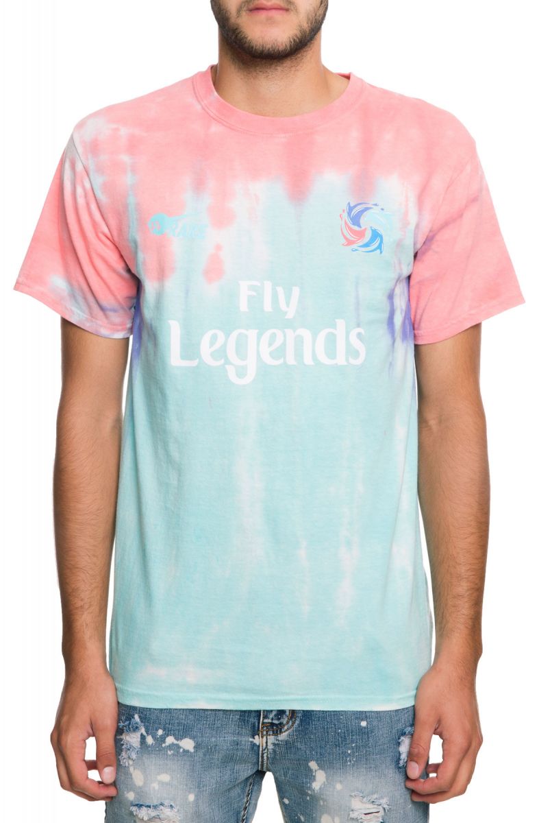 PINK DOLPHIN The Fly Legends 18 Tee in Multi OH11811FLMU - Karmaloop