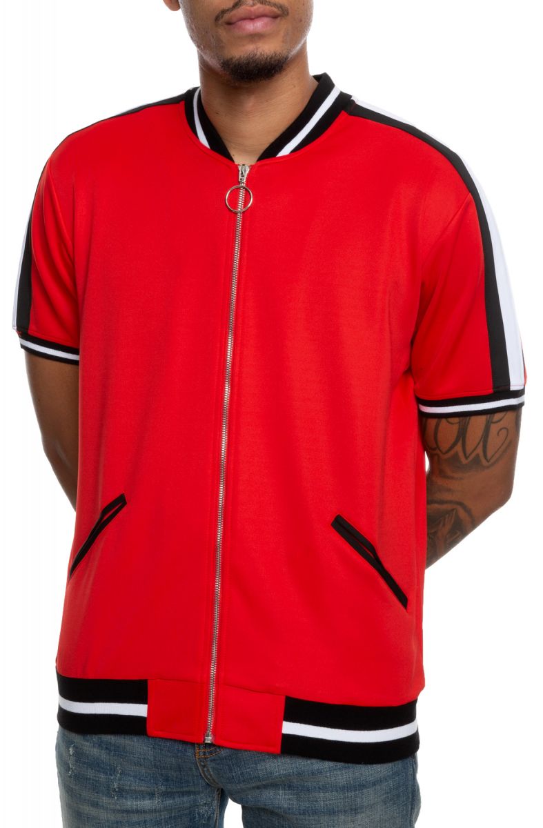 THE KARTER COLLECTION Winston Short Sleeve in Red/White KRTRSMR18-13 ...