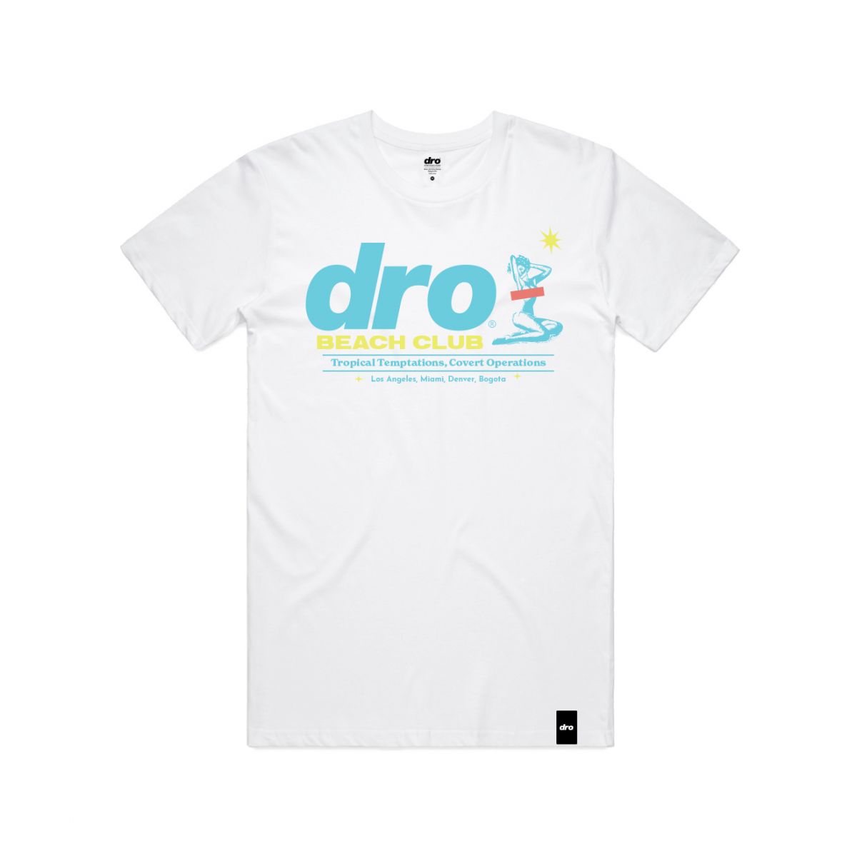 DRO Beach Club Tee - White T--BEACHCLUB-WHITE-WHITE - Karmaloop