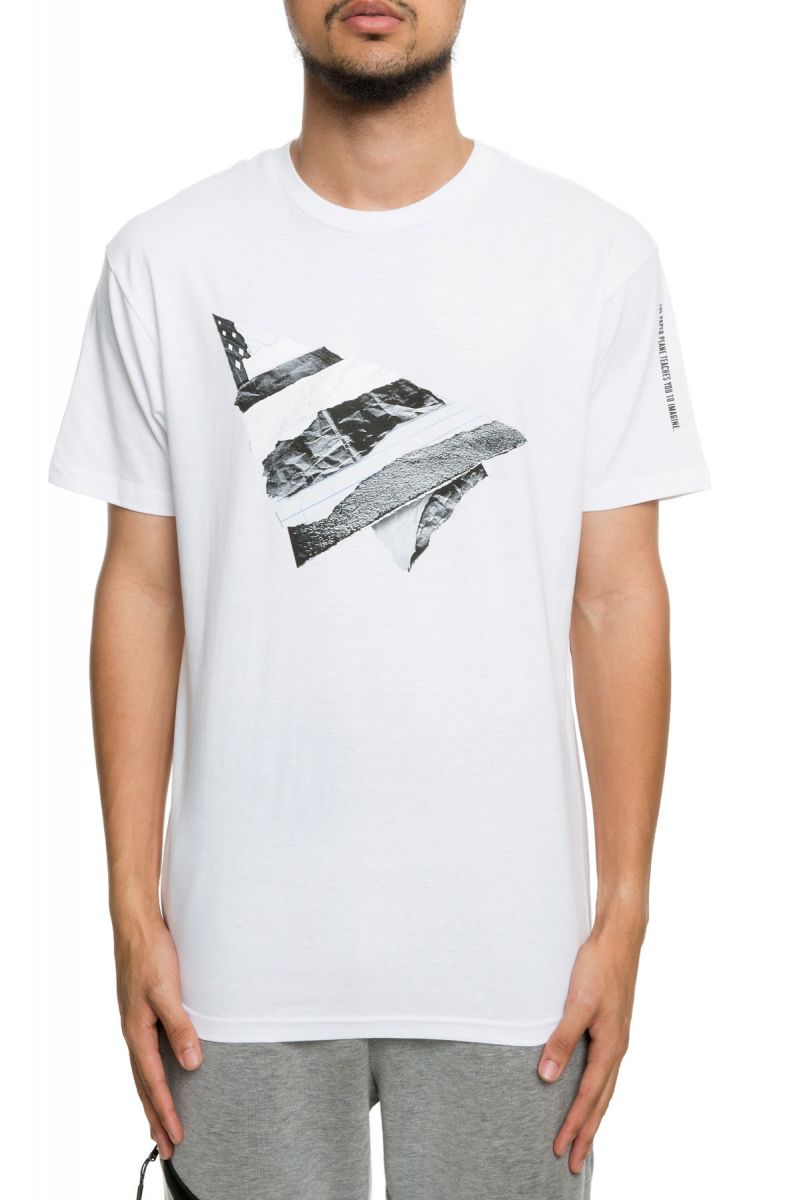 PAPER PLANES The Rip and Repair Tee in White 0718T101-WHT - Karmaloop