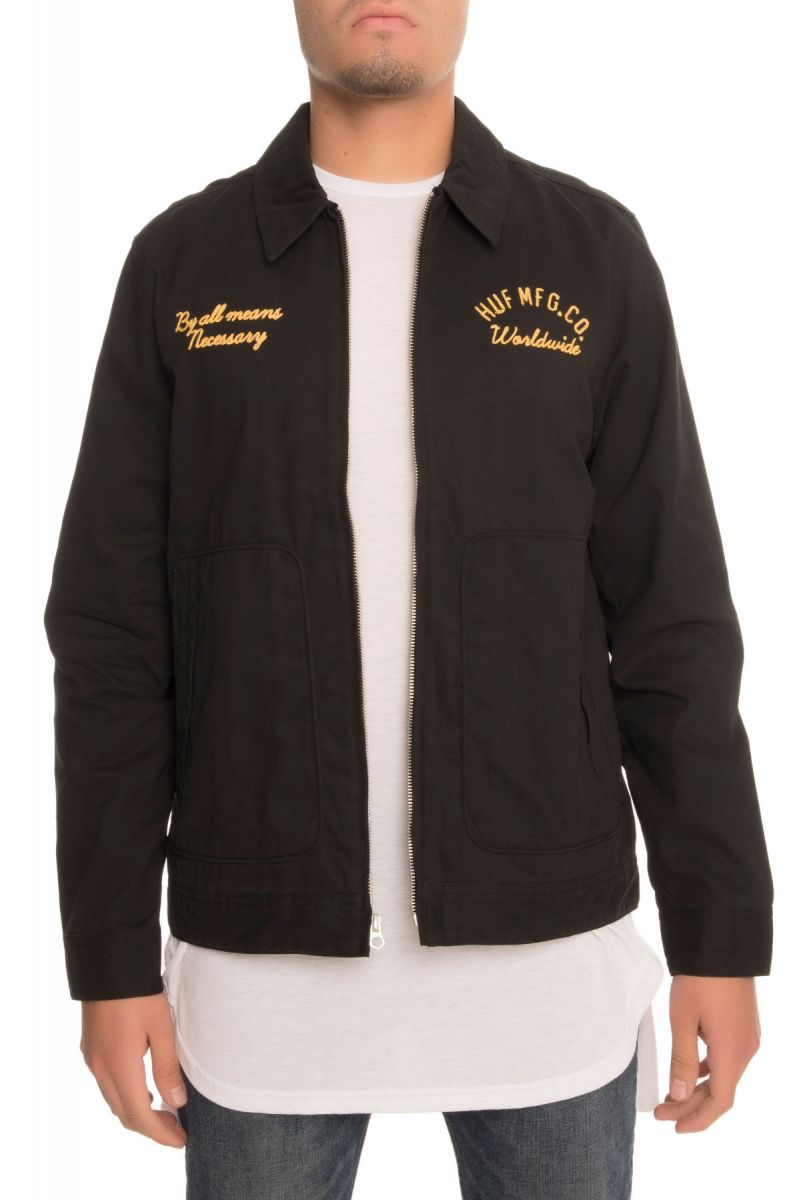 HUF Jacket Mechanic Black